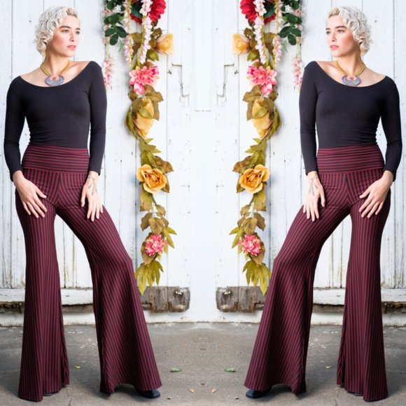Warrior Within Designs | Pants & Jumpsuits | Stripe Bell Bottoms X ...